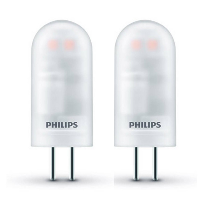2 LED-pærer Philips G4/0,9W/12V 2700K | Lampemania