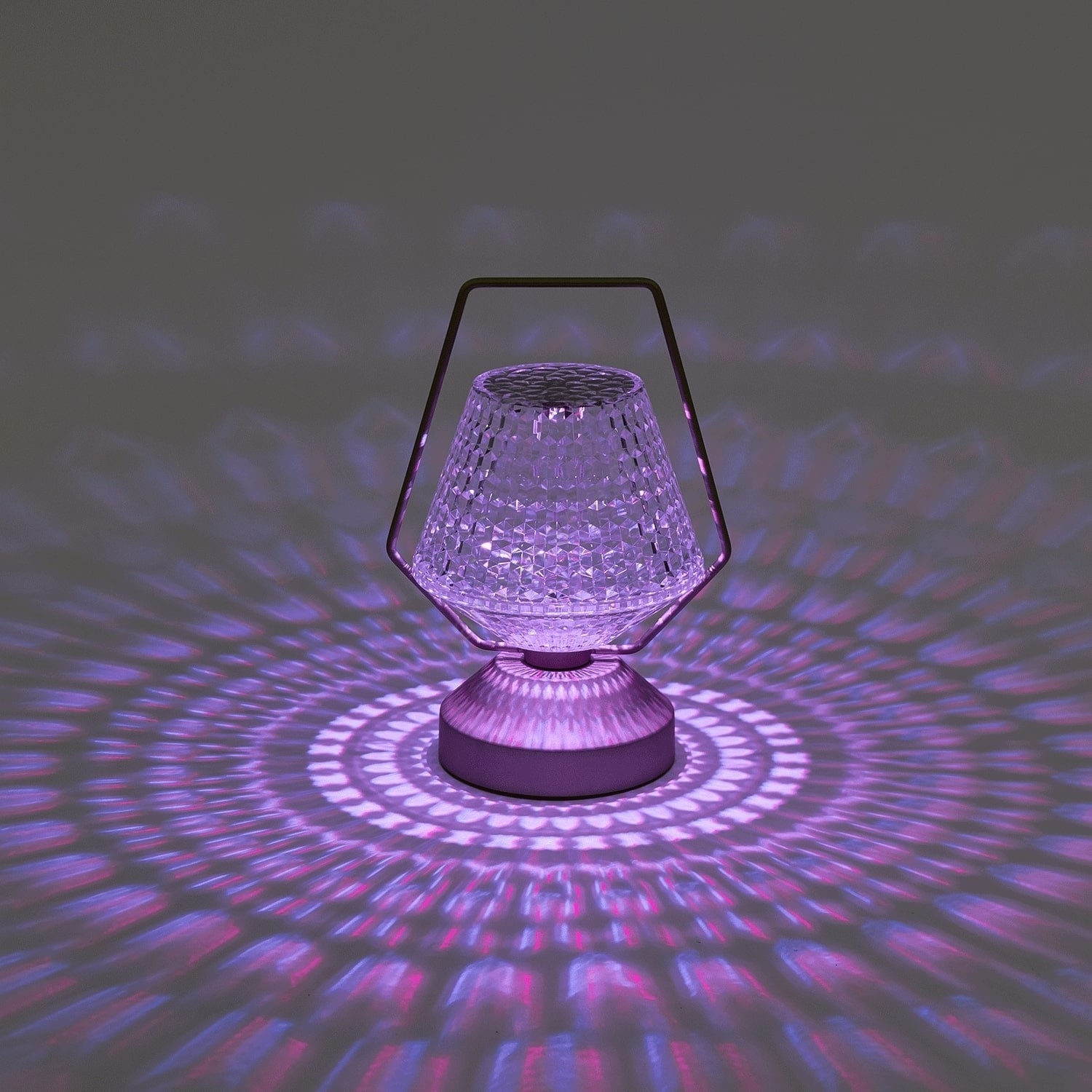 Aigostar - LED bordlampe m. RGB-farver dæmpbar og genopladelig LED/1W ...