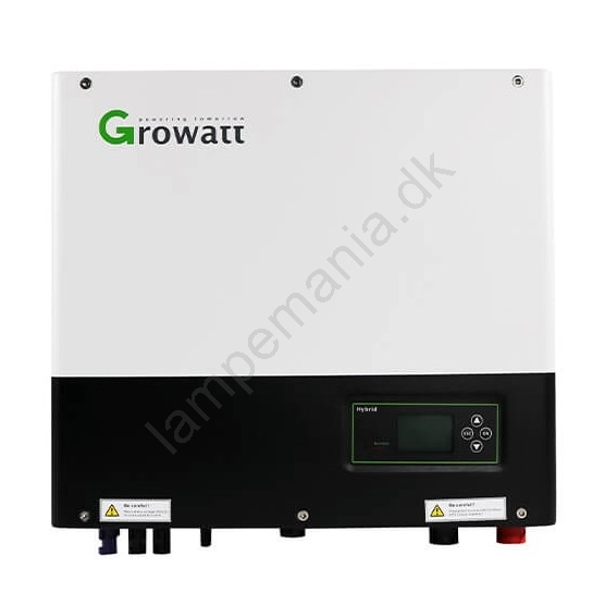 Asymmetrisk inverter til solcelleanlæg Growatt SPH 10000TL3 BH UP 10 kW | Lampemania