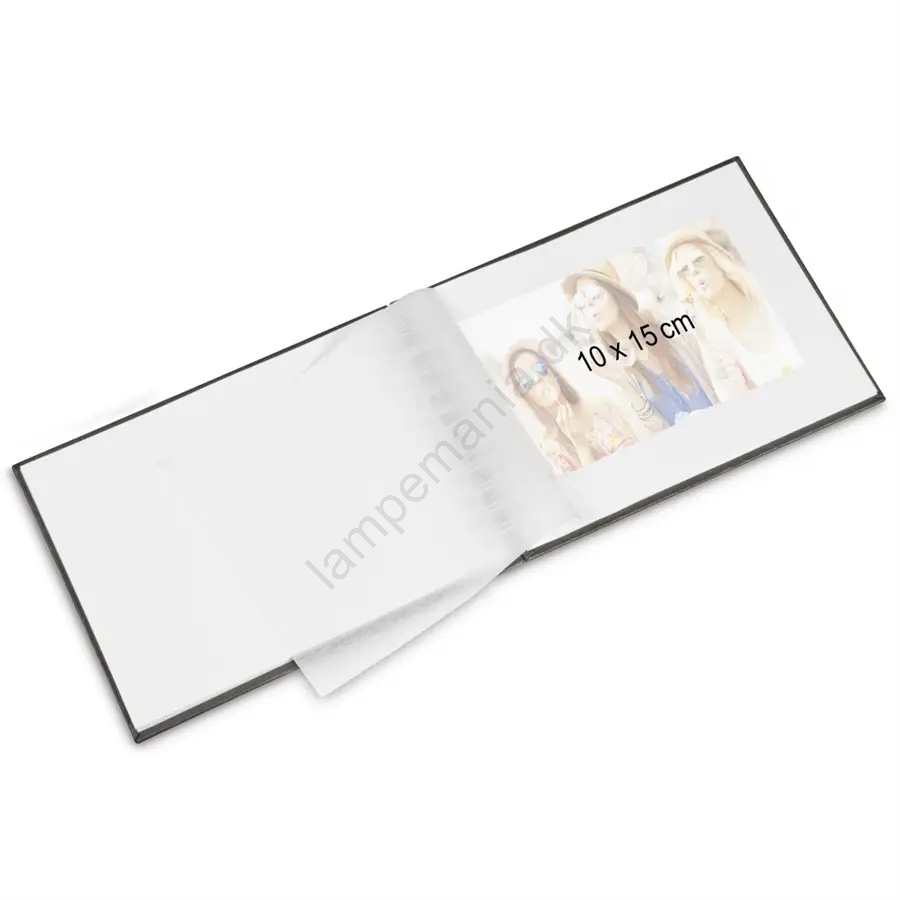 Hama - Fotoalbum med spiralryg 24x17 cm 50 sider rød | Lampemania