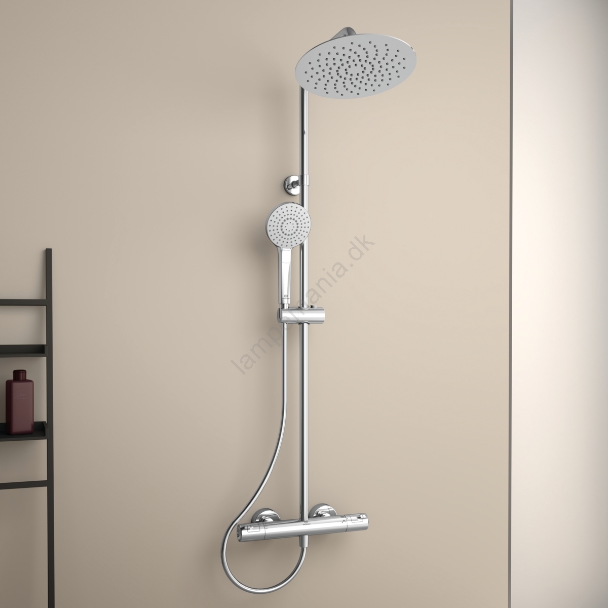 Ideal Standard A7565AA - Brusesæt med termostatbatteri CERATHERM T50 ...