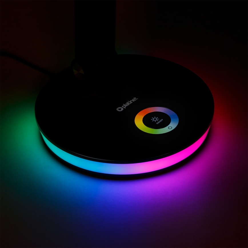 LED bordlampe dæmpbar med RGBW-farver og powerbank-funktion LED/12W/5V ...