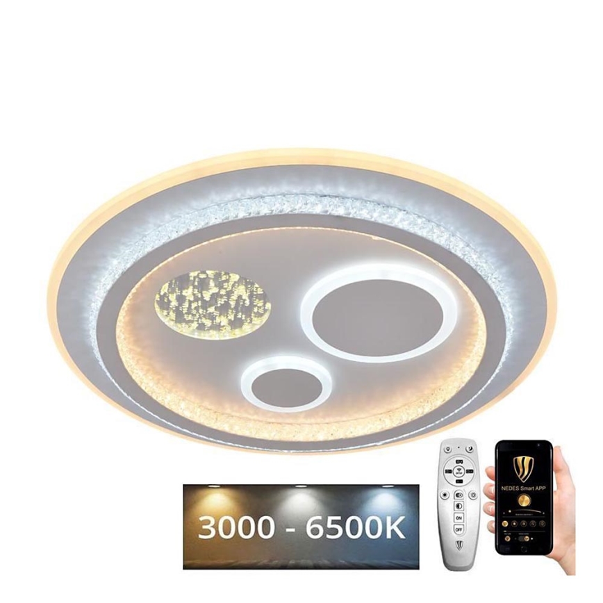 LED loftlampe dæmpbar LED/110W/230V 3000-6500K + fjernbetjening ...