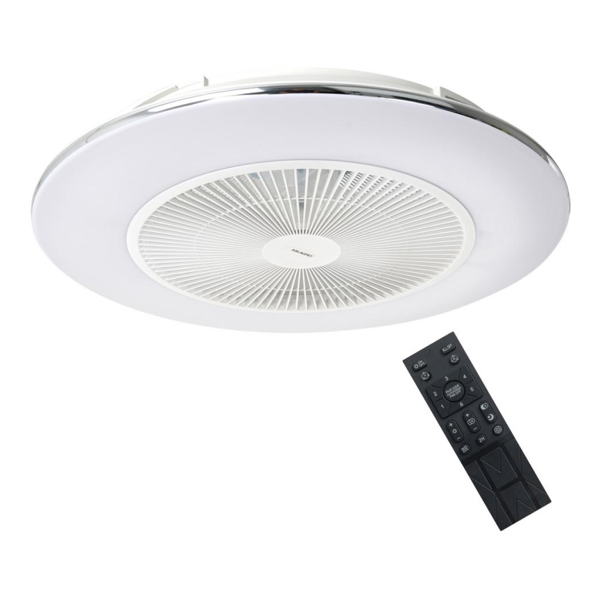 LED loftlampe med ventilator dæmpbar ARIA LED/38W/230V hvid ...