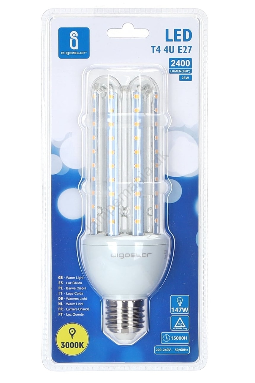 LED-pære E27/23W/230V 3000K - Aigostar | Lampemania