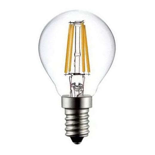 LED-pære FILAMENT G45 E14/4W/230V 4000K | Lampemania