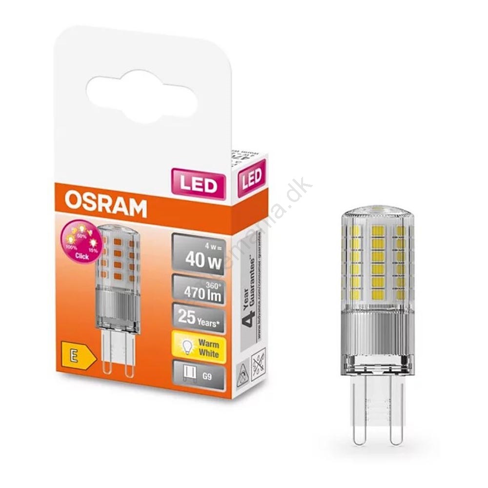 LED-pære G9/4W/230V 2700K - Osram | Lampemania