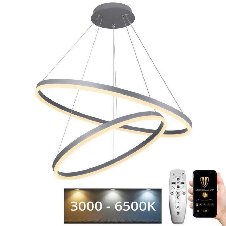 LED pendel dæmpbar LED/100W/230V 3000-6500K + fjernbetjening | Lampemania