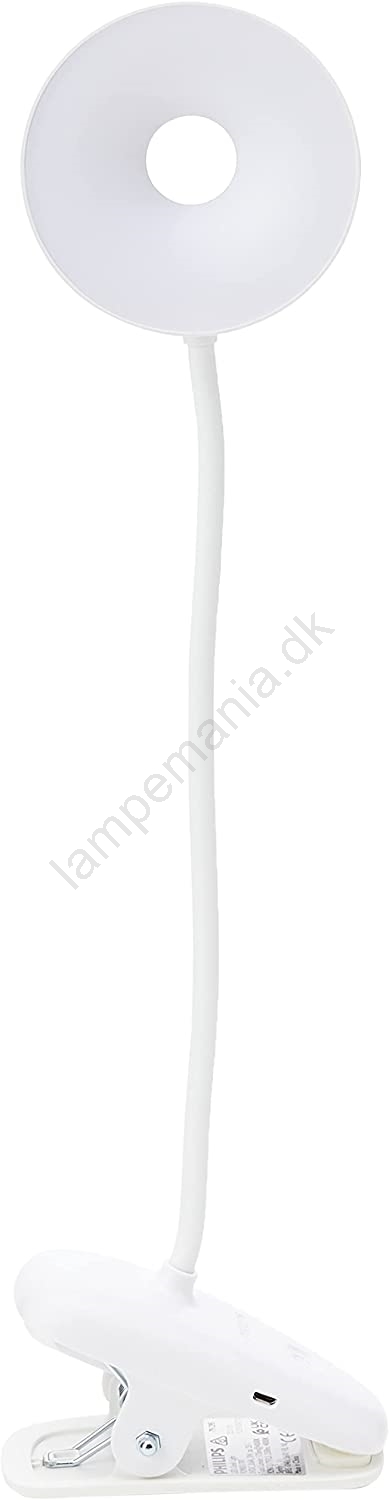 Philips - LED lampe med klemme dæmpbar DONUTCLIP LED/3W/5V hvid ...