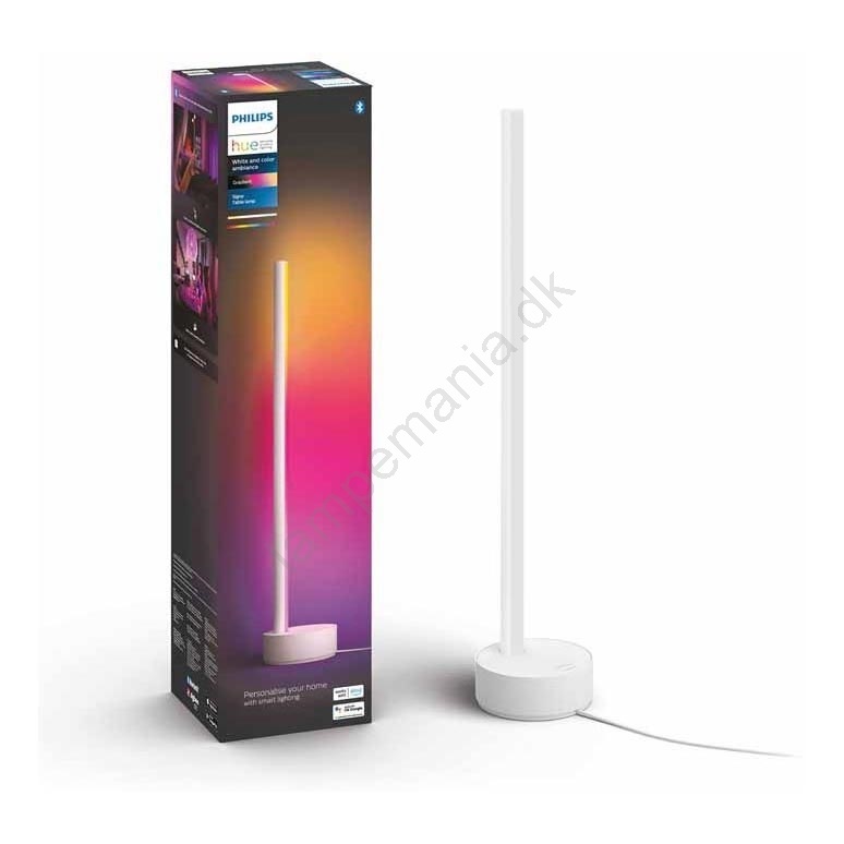 Philips Hue LED RGB bordlampe, dæmpbar, 12W, 230V, 2000-6500K, hvid ...