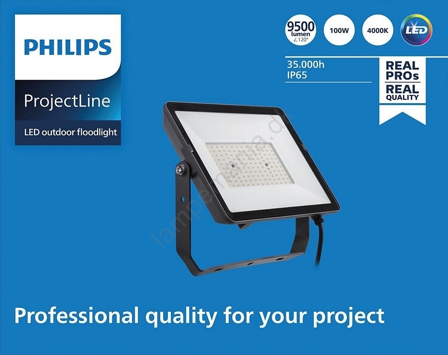 Philips - Udendørs LED projektør PROJECTLINE LED/100W/230V IP65 4000K ...