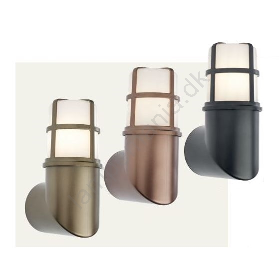 Redo 90197 - Udendørs væglampe TRITON 1xE27/28W/230V IP54 kobber ...