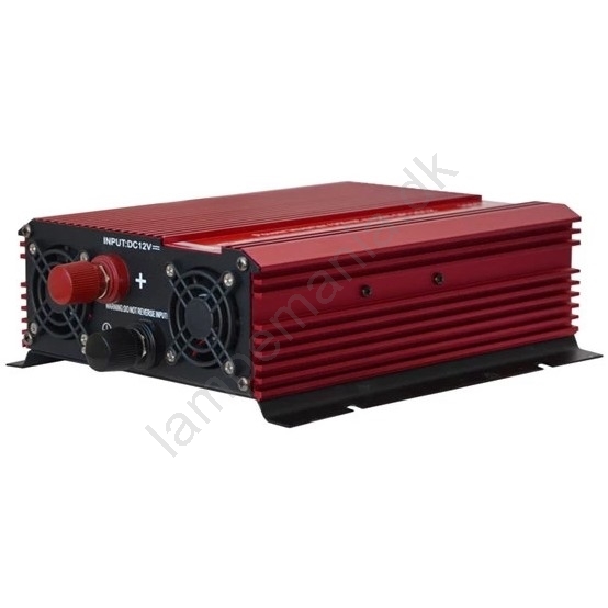 Spændingsomformer 1000W/12/230V + USB | Lampemania