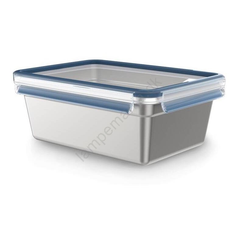 Tefal - Madbeholder 3 l MSEAL STEEL blå/rustfri | Lampemania