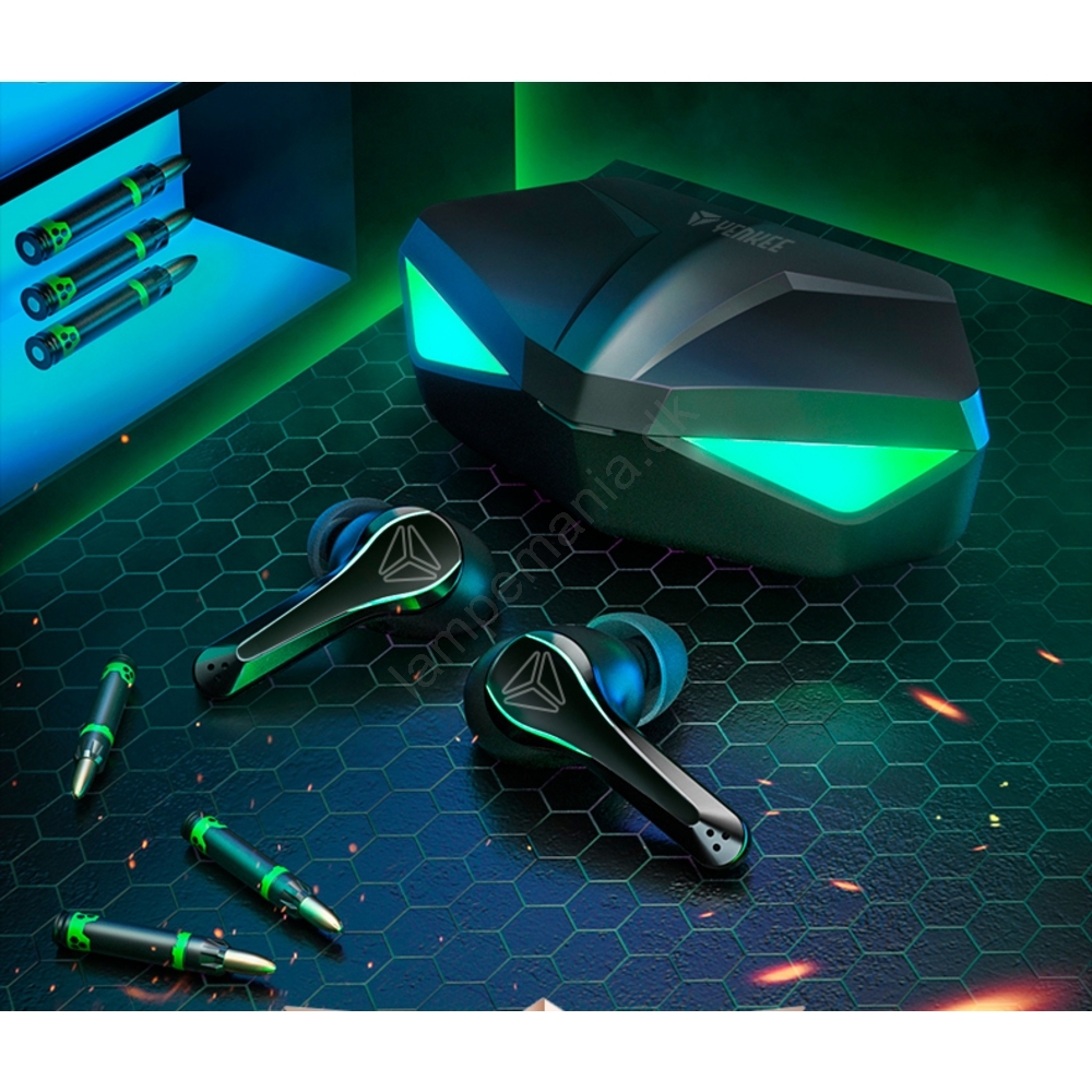 Yenkee - Trådløse TWS gaming-høretelefoner sort | Lampemania